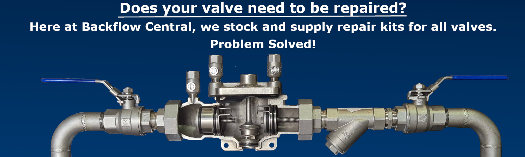 Backflow Central - We stock and supply backflow valves, repair kits and accessories.